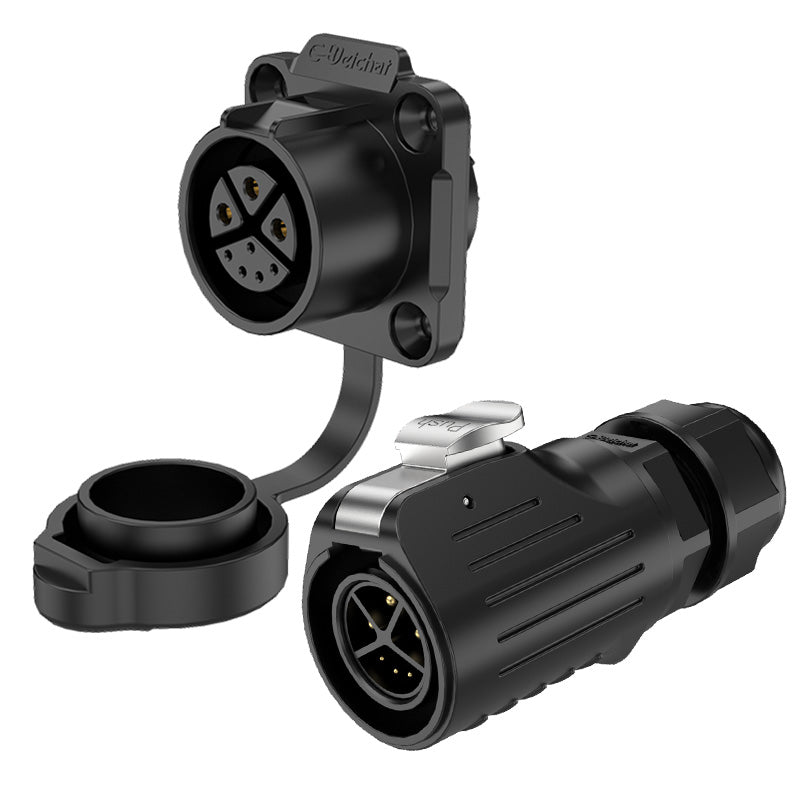 LP20 3+5 Pin Flange Outdoor Waterproof Electrical Wire Connector ...