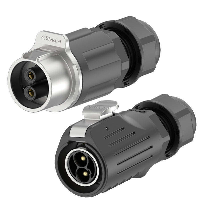 LP20 2 Pin Waterproof Aviation Connector Cable Plug Industrial Connect ...